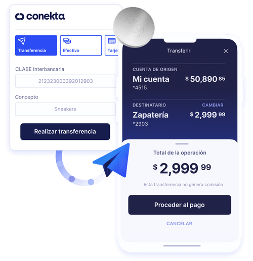 Pagos con Transferencia Bancaria en Línea | Conekta